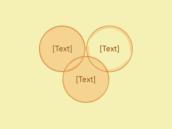 Interconnected Rings SmartArt Shape and Graphic for Microsoft Excel